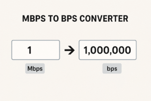 Effortless Mbps To BPS Converter – Accurate Networking Tool Online 2025